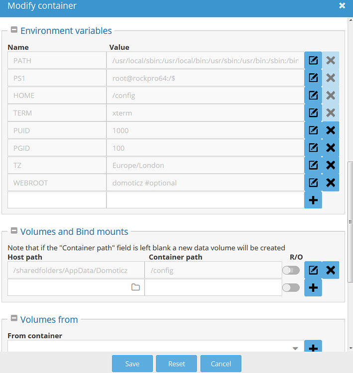 Domoticz container installs but it's not accessible - Docker - LinuxServer.io