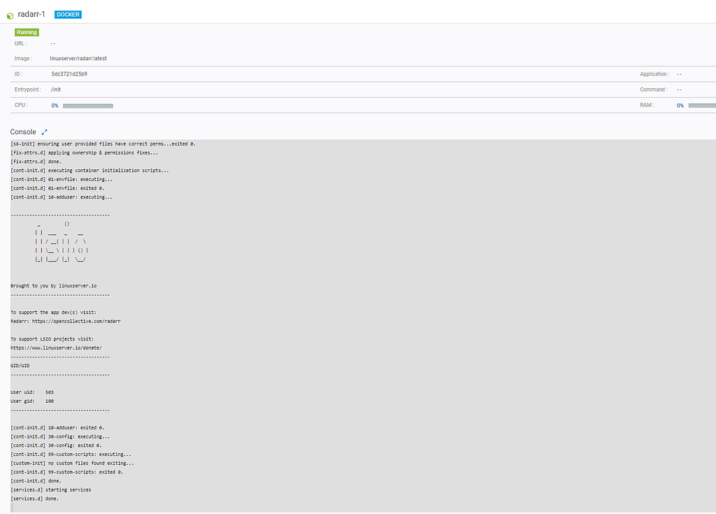 Radarr container issue on Qnap - Container Support - LinuxServer.io